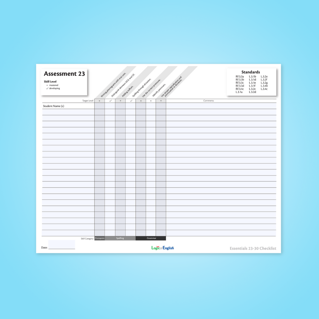 Essentials Free Resources – Logic Of English