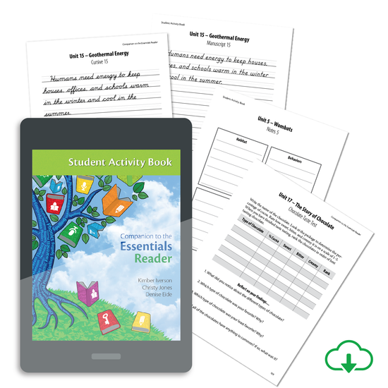 Essentials Reader Student Activity Book PDF – Logic Of English