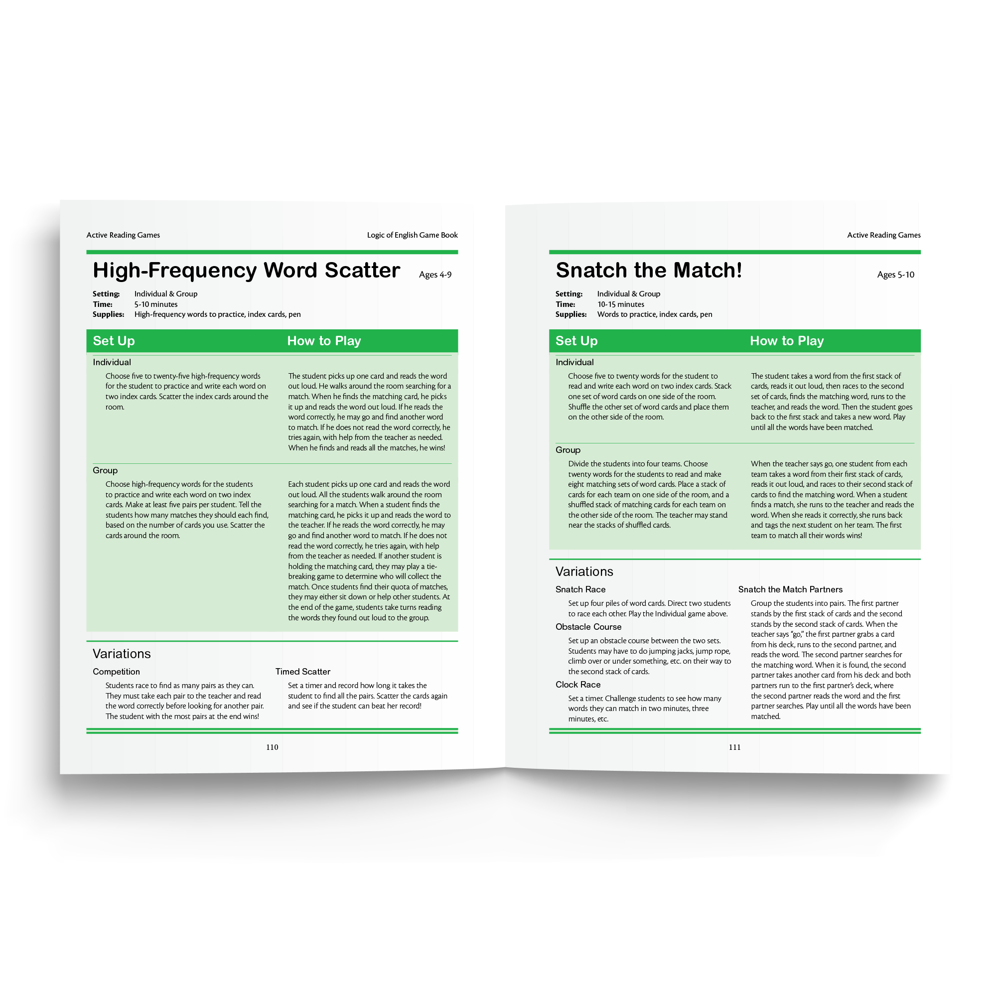 Game Book + Expansion Pack Bundle – Logic Of English