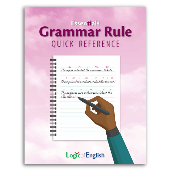 Essentials Grammar Rule Quick Reference – Logic Of English