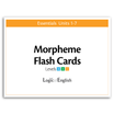 Essentials 1-7 Morpheme Flash Cards – Logic Of English