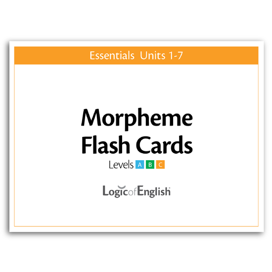 Essentials 1-7 Morpheme Flash Cards – Logic Of English