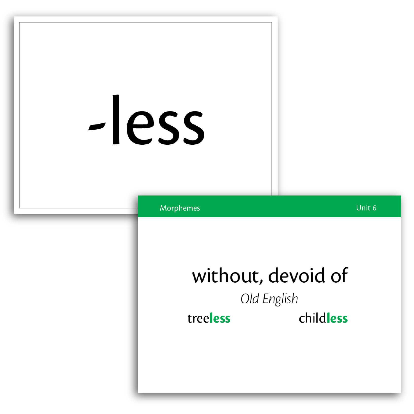 Essentials 1-7 Morpheme Flash Cards – Logic Of English