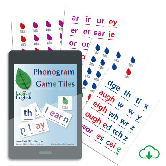 Phonogram Game Tiles PDF – Logic Of English