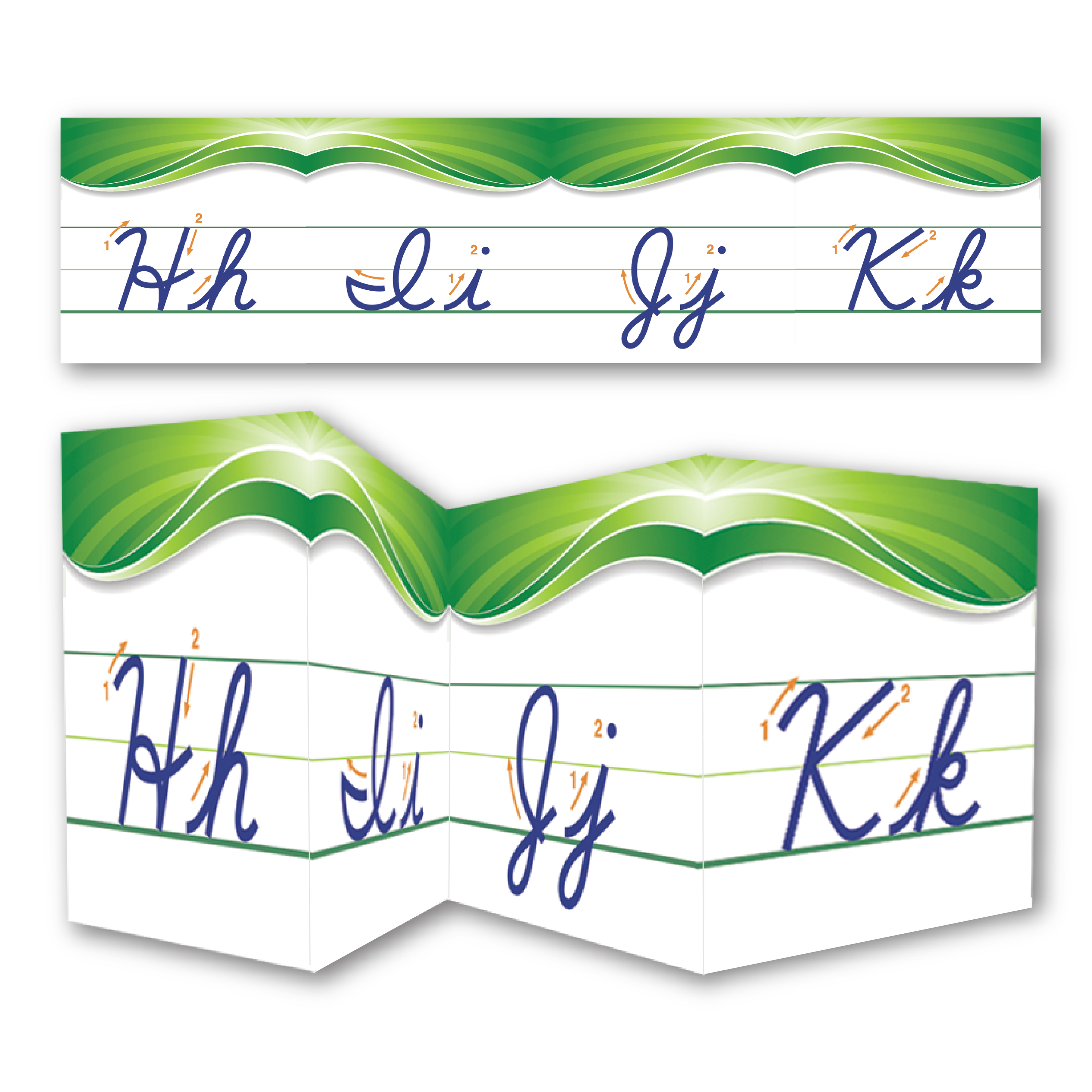 Classroom Wall Strips - Cursive – Logic Of English