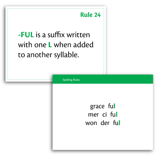 Spelling Rule Flash Cards – Logic Of English